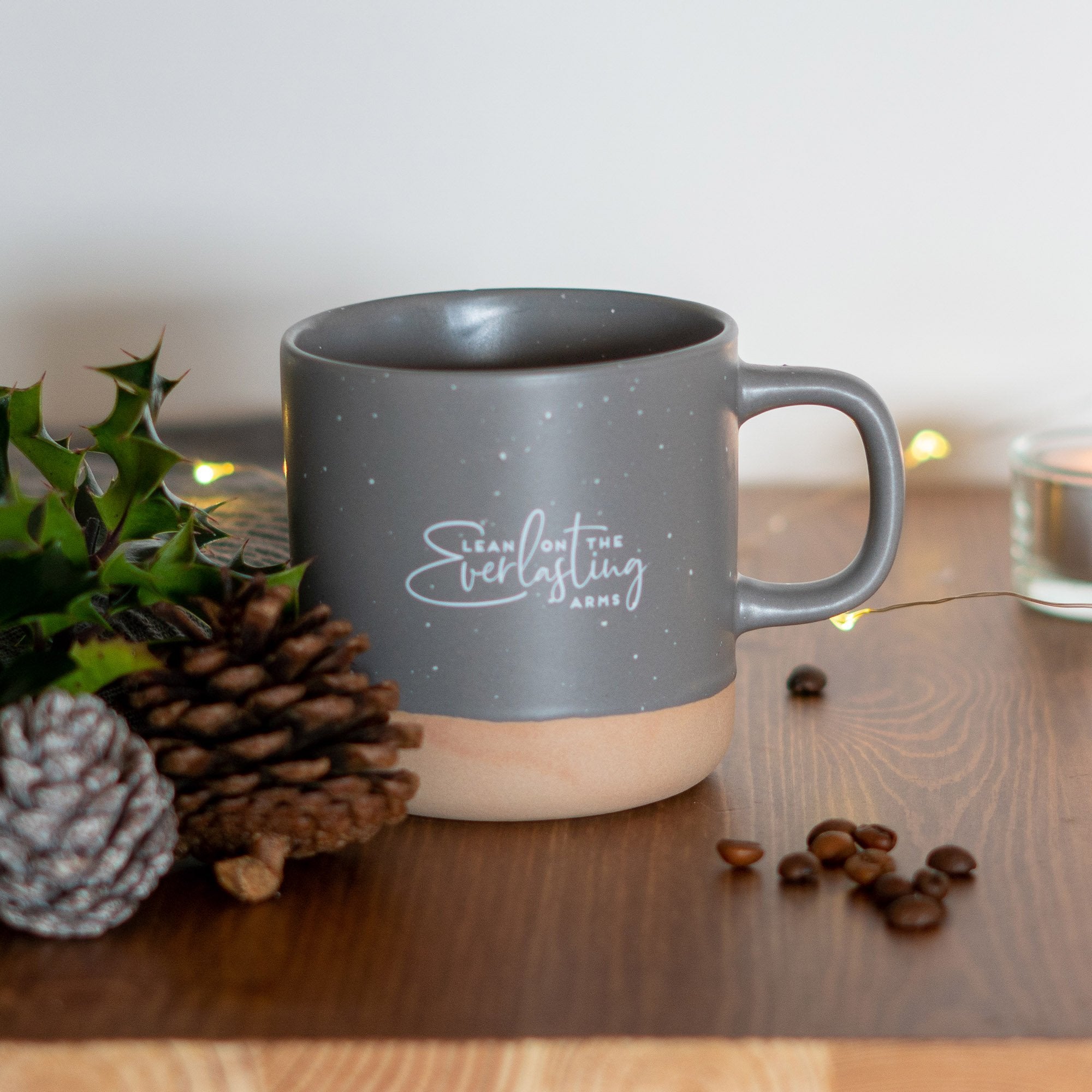 ‘Lean On The Everlasting Arms’ Ceramic Mug – loufellingham